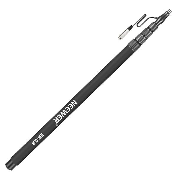 Neewer Portable Handheld Microphone Boom Pole with Built-in XLR Audio ...