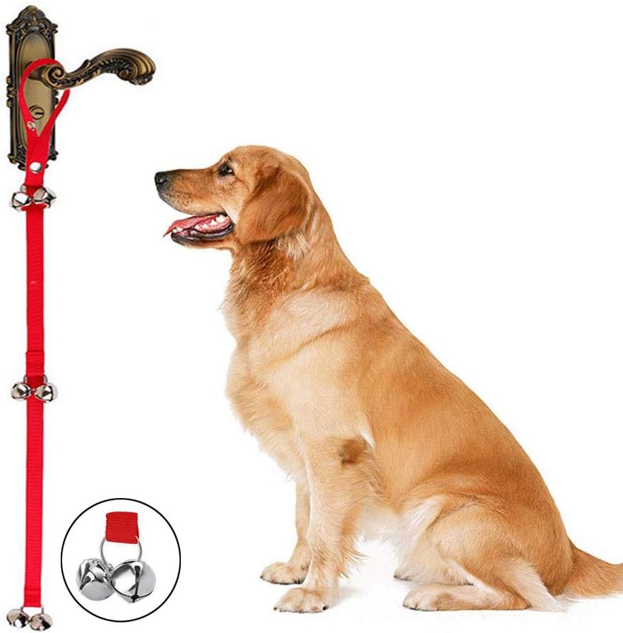 Yolococa Dog Puppy Potty Training DoorBells – Length Adjustable Dog House Toilet Training Bells ...