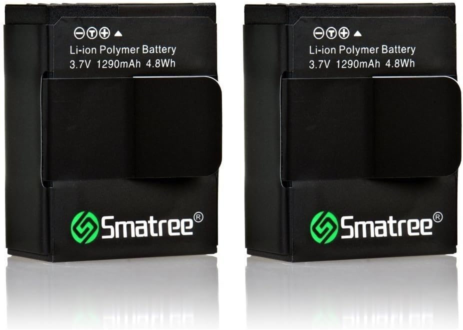 Smatree High Capacity Li-Polymer Battery 1290mAh for: Amazon.co.uk ...
