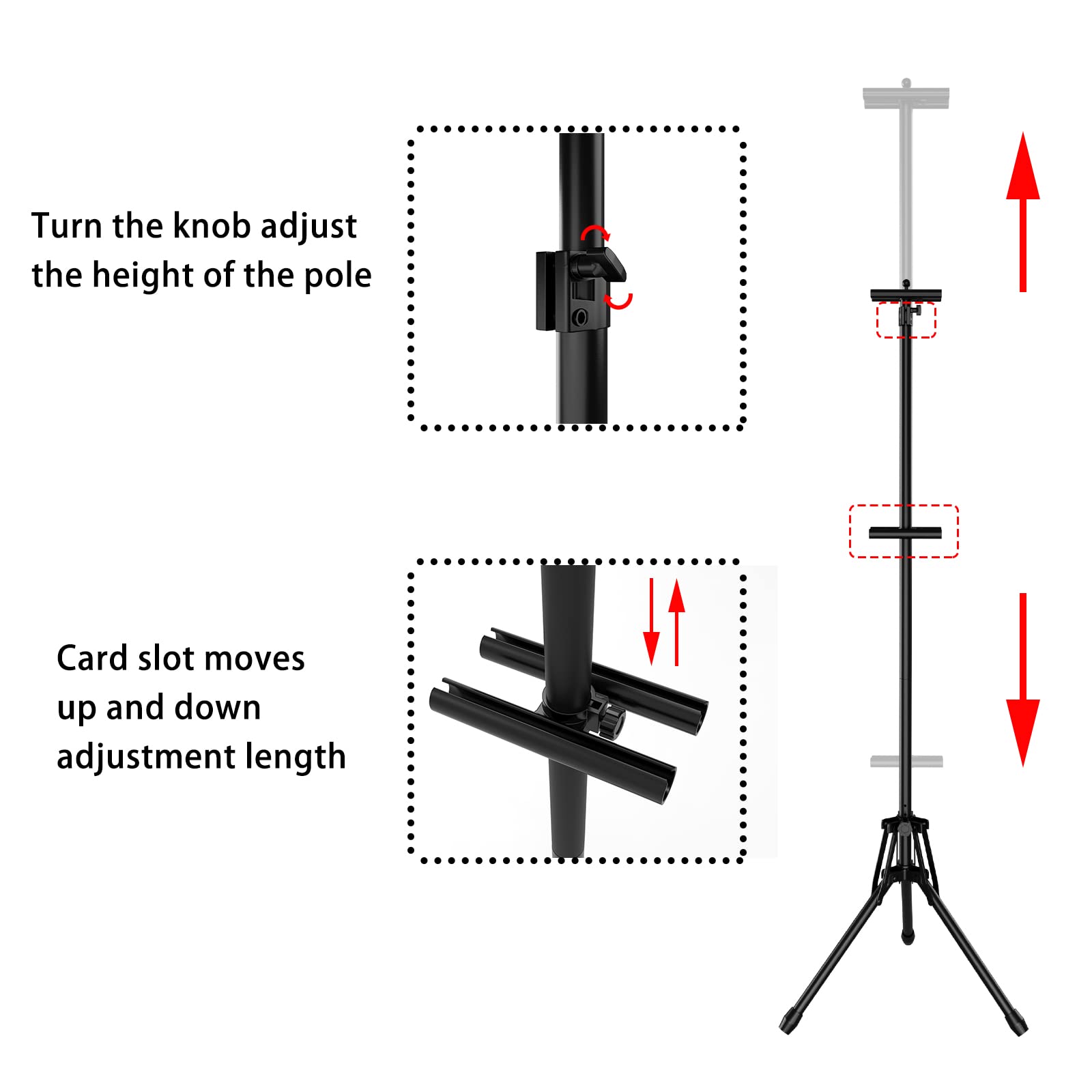 Mua GSOW Poster Stand for Display, 80'' Adjustable Sign Stand Tripod ...