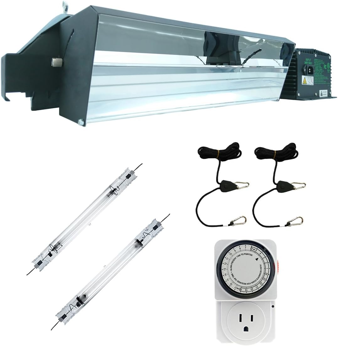 Amazon.com : Hongville 24.75" Plant Grow Light Fixture Reflector w ...