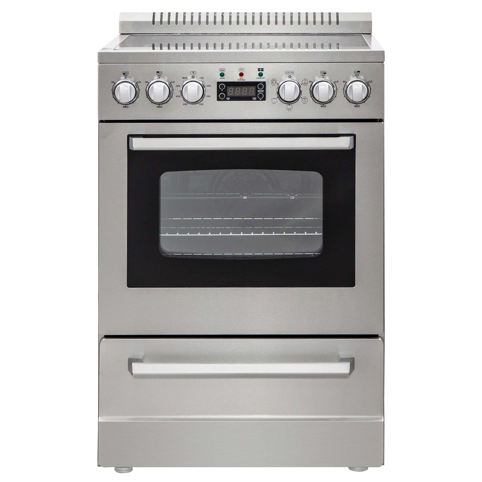 Avanti DER24P3S Electric Range Oven Elite Series Compact Design, 2.3-Cu ...