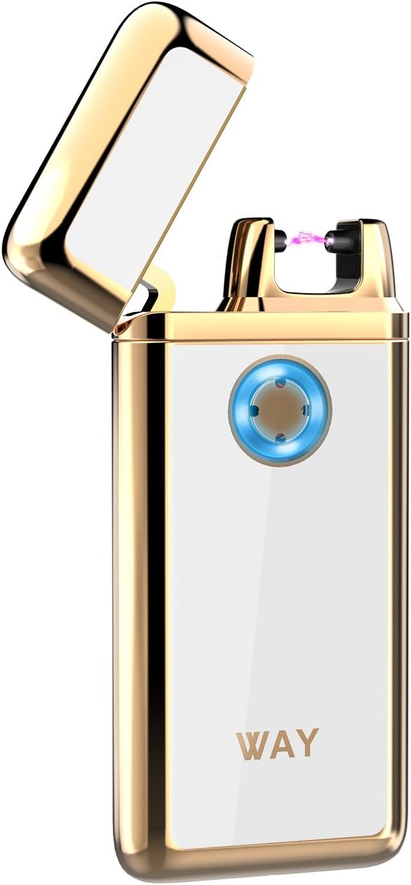 Briquet Electrique VVAY,Briquet Arc Électrique Rechargeable Usb d'Anti-Vent,Briquet Inferno ...