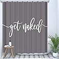 Amazon.com: Eleroye Shower Curtain Funny Cute Get Naked Fashionable ...