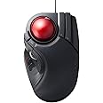 Amazon.com: ELECOM HUGE Trackball Mouse, Wired, Finger-Operated, 8 ...