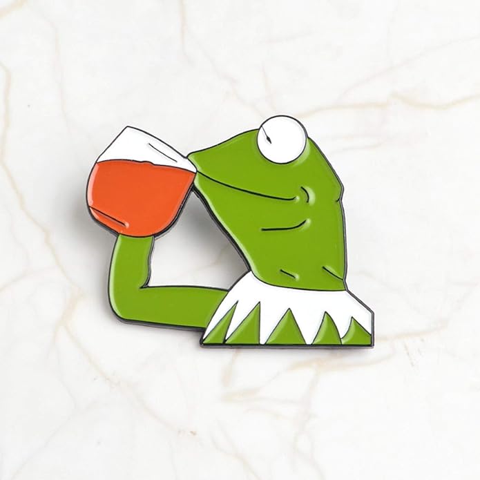 Sanheng Effective New Cute Women Man Enamel Cartoon Sad Frog Pepe ...