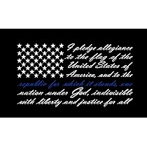 Nine Line Pledge Of Allegiance American Flag Decal The Pledge Men's