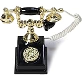 Amazon.com: Dollhouse Telephone 1:12 Miniature Vintage Rotary Phone ...