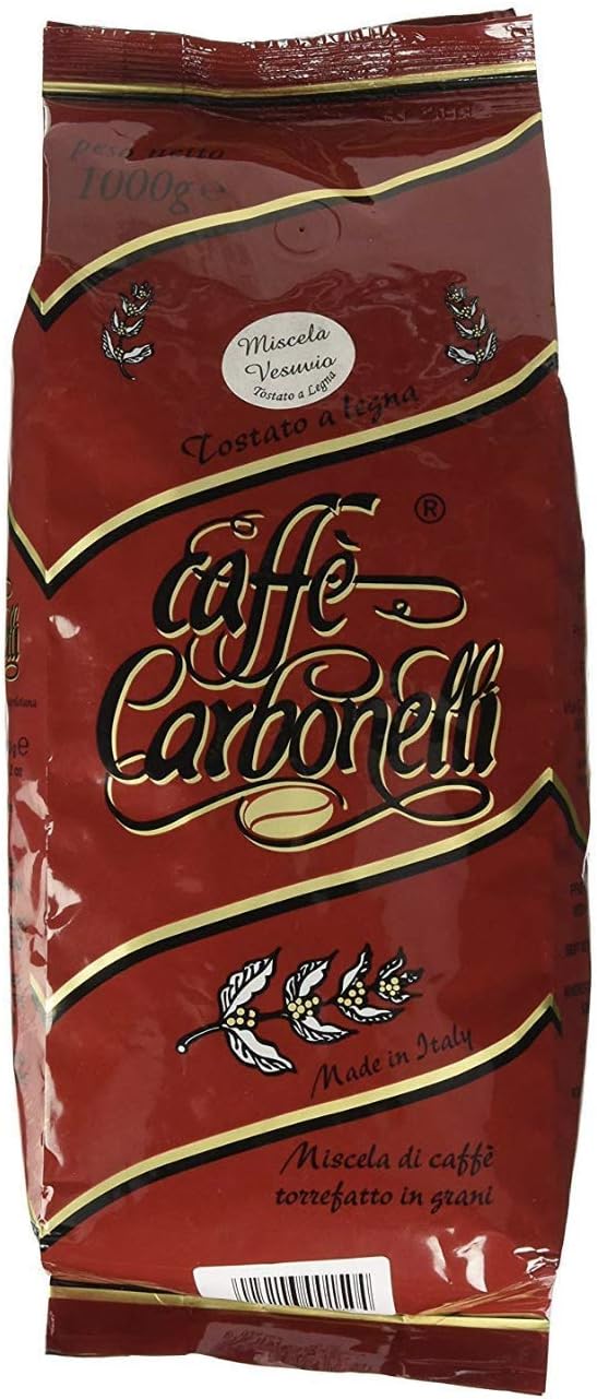 Caffè Carbonelli Miscela Vesuvio Cafè en grains - 1kg: Amazon.fr: Epicerie
