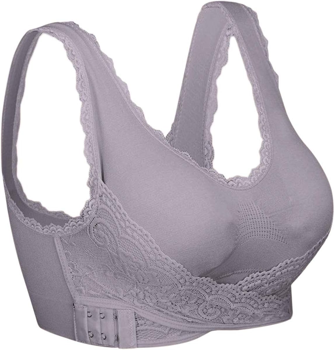 iClosam Damen Sport BH Spitzen BH Frauen Bustier Racerback Lace Bra für ...