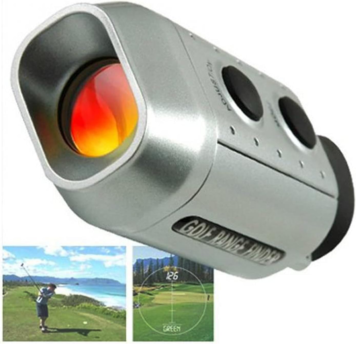 Golf Rangefinder, 7X Magnification, Clear View 930 Yards Laser Range ...