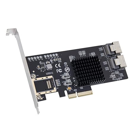 Mua IO Crest 8 Port SATA III Non-RAID PCI-e x4 Controller Card Supports ...