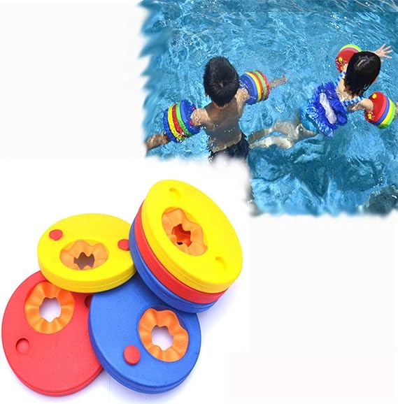 Amazon.com: HWZZ 6Pcs/ Pack EVA Foam Swim Discs Arm Bands Floating ...