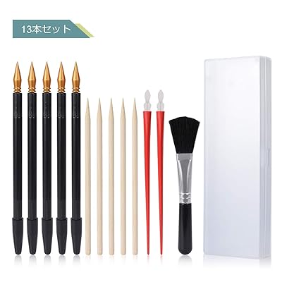 Buy LANMU Scratch Pen Set Scratch Art Pen Ultra Fine Pen Bamboo Skewer ...