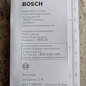 Bosch 3397006502 Clear Advantage 16-inch Wiper Blade for Passenger Cars ...