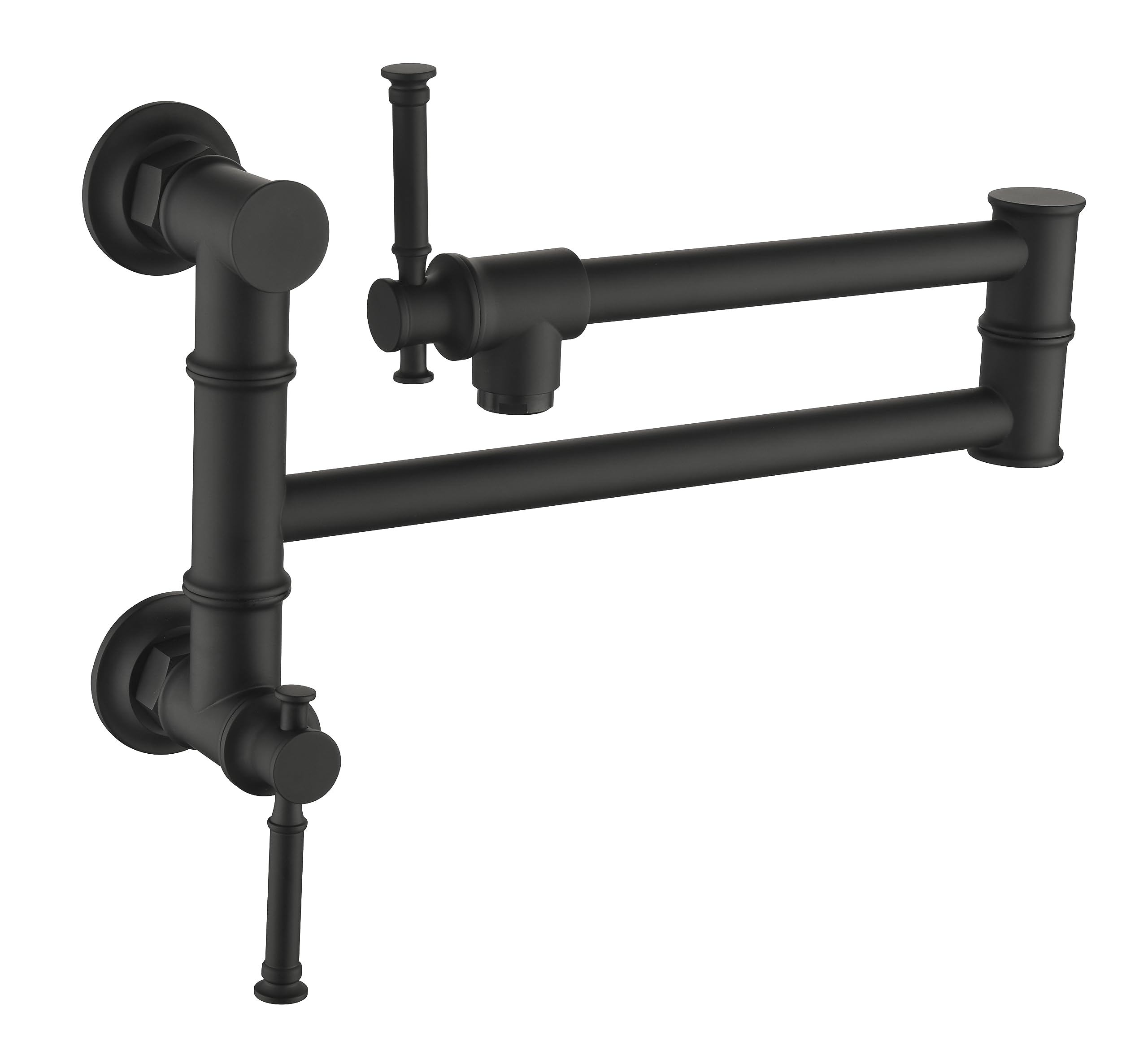 Strpozt Pot Filler Faucet Wall Mount Folding Kitchen Faucet with Double ...