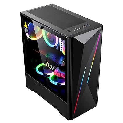 GOLDEN FIELD P3 Gaming PC Case with RGB Strip and Philippines | Ubuy