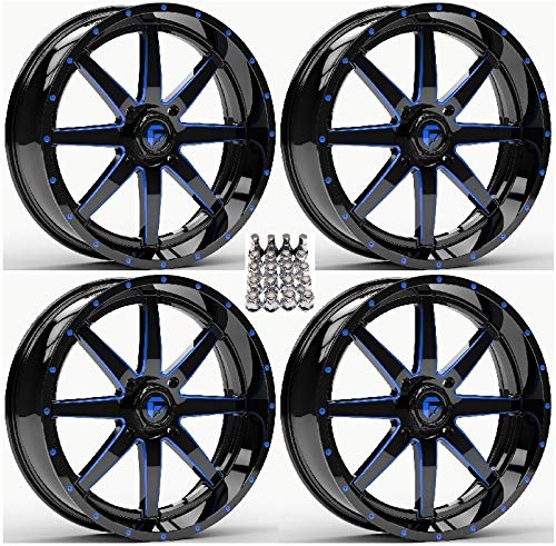 Fuel Maverick ATV Wheels Blue/Black 24″ Sportsman RZR Ranger - Robby ...