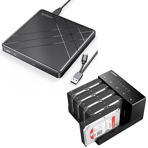 ORICO External Blu-Ray Drive DVD/BD Read/Write CD Burner with 40TB USB ...