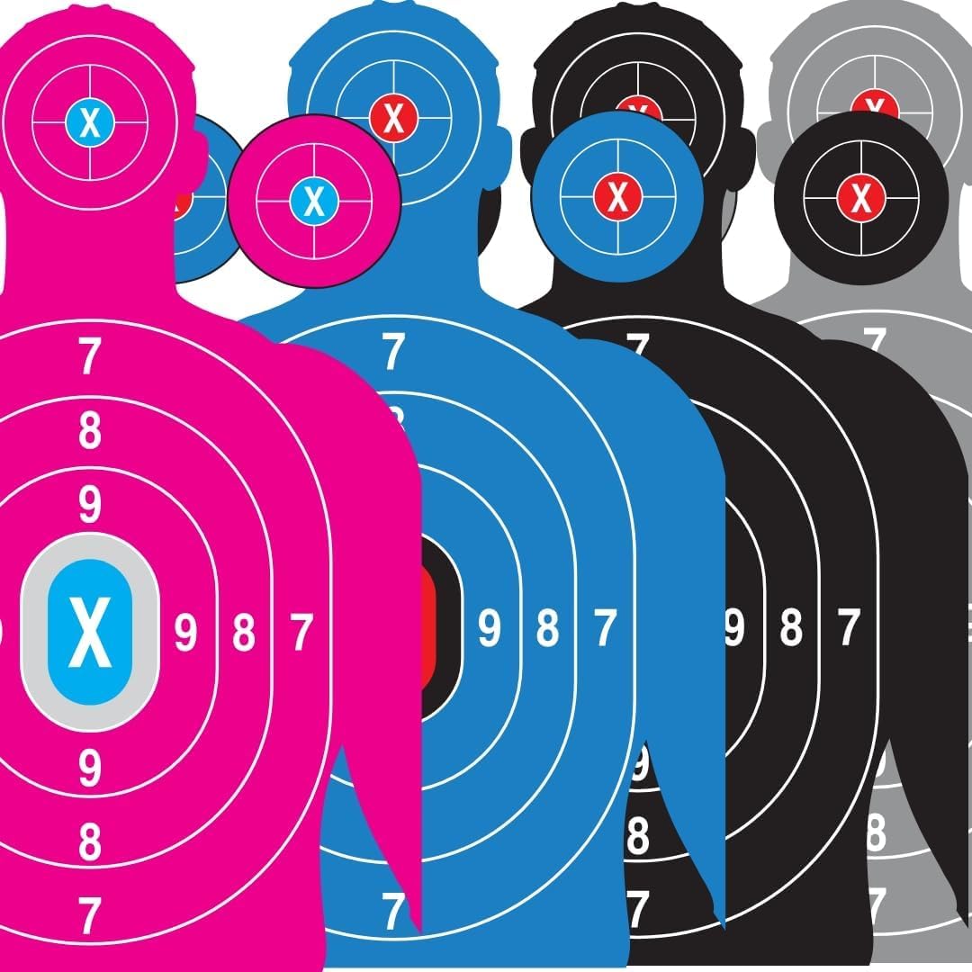 Heavy Duty Shooting Targets Paper Targets for Shooting Range - Indoors ...
