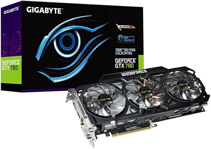 Gigabyte GV-N780OC-3GD 2.0 - Tarjeta gráfica (CUDA, Full HD, PhysX ...