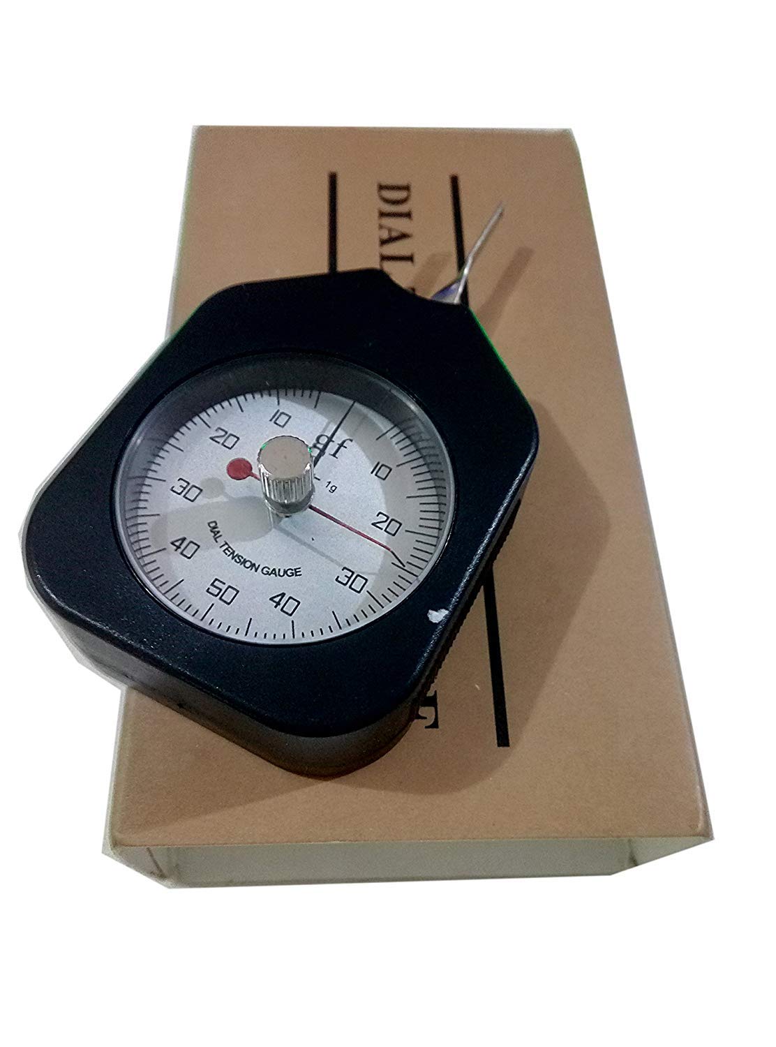 VTSYIQI Dial Tension Gauge Meter Force Meter Single Pointer 50G ATG-50 ...