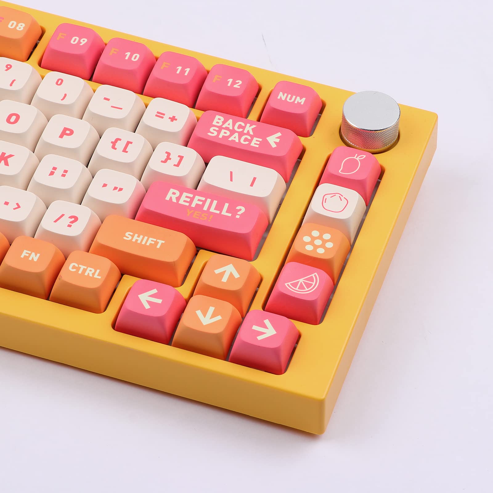 Mua EPOMAKER Mango Dessert 134 Keys XDA Profile PBT Dye Sublimation ...