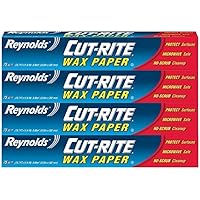 Amazon.com: 4-pk Reynolds Cut-Rite Wax Paper, 75 Square Feet (23m x ...