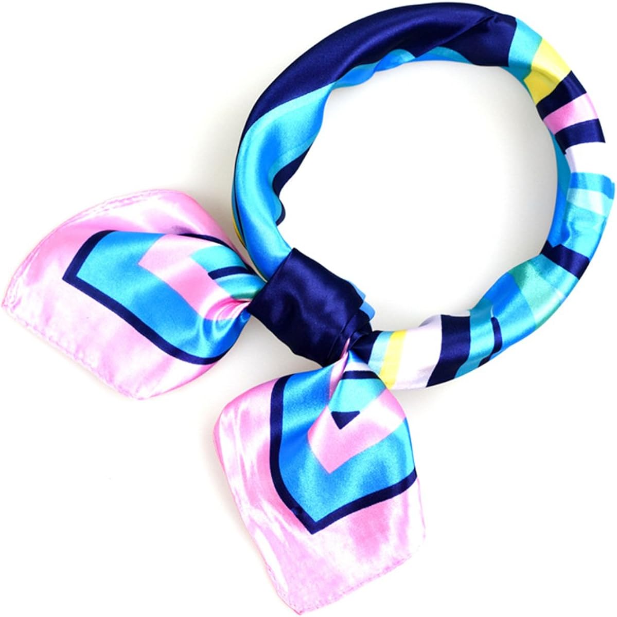 Amazon.com: Professional Bank Airline Stewardess Clerk Neck Square ...