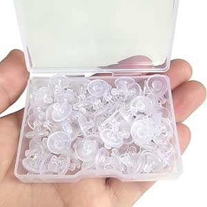 Silicone Earring Backs,Clear Rubber Earring Backs,Earring Safety Back ...