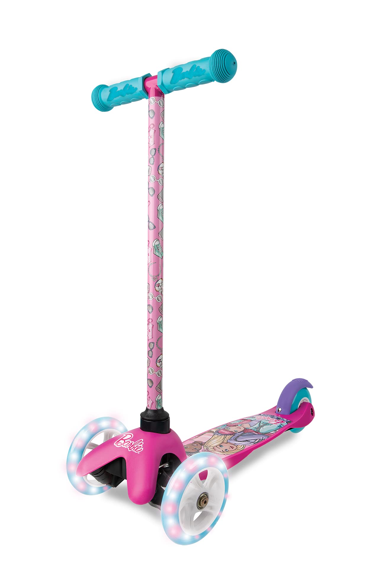 Mua Barbie Self Balancing Kick Scooter with Light Up Wheels, Extra Wide ...