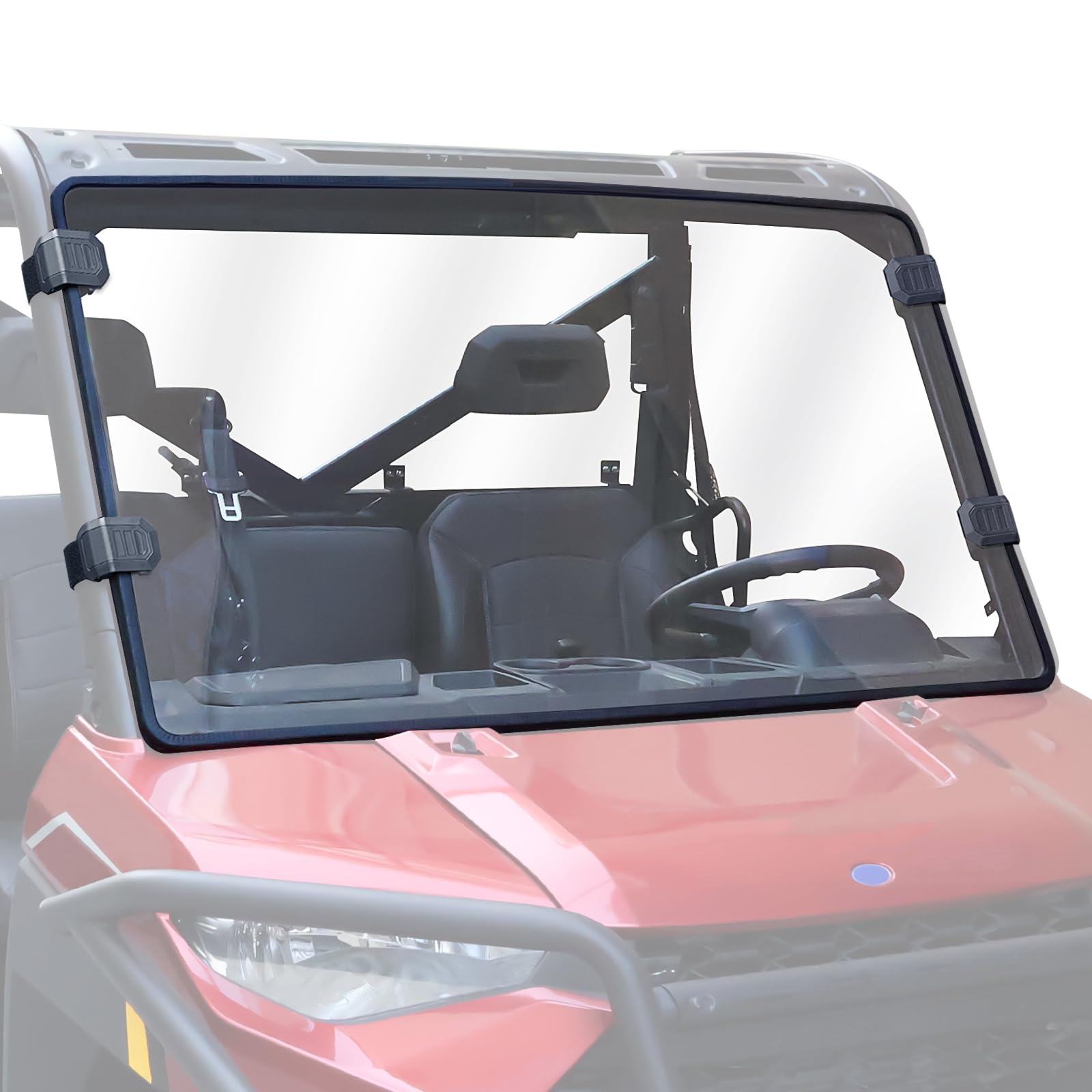 Ranger 1000 Windshield, StarknightMT Ranger Front Full Windshield ...