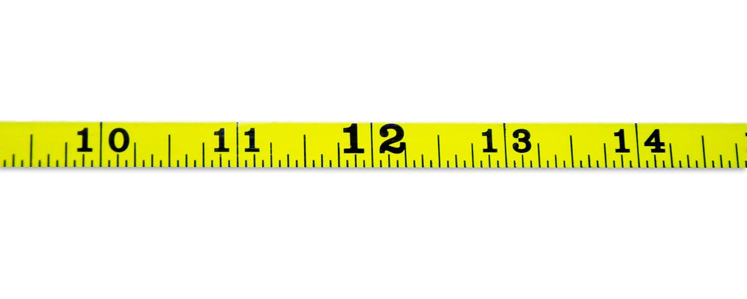 Amazon.com: Metal Adhesive Backed Ruler – 3/8 Inch Wide X 50 Feet Long ...