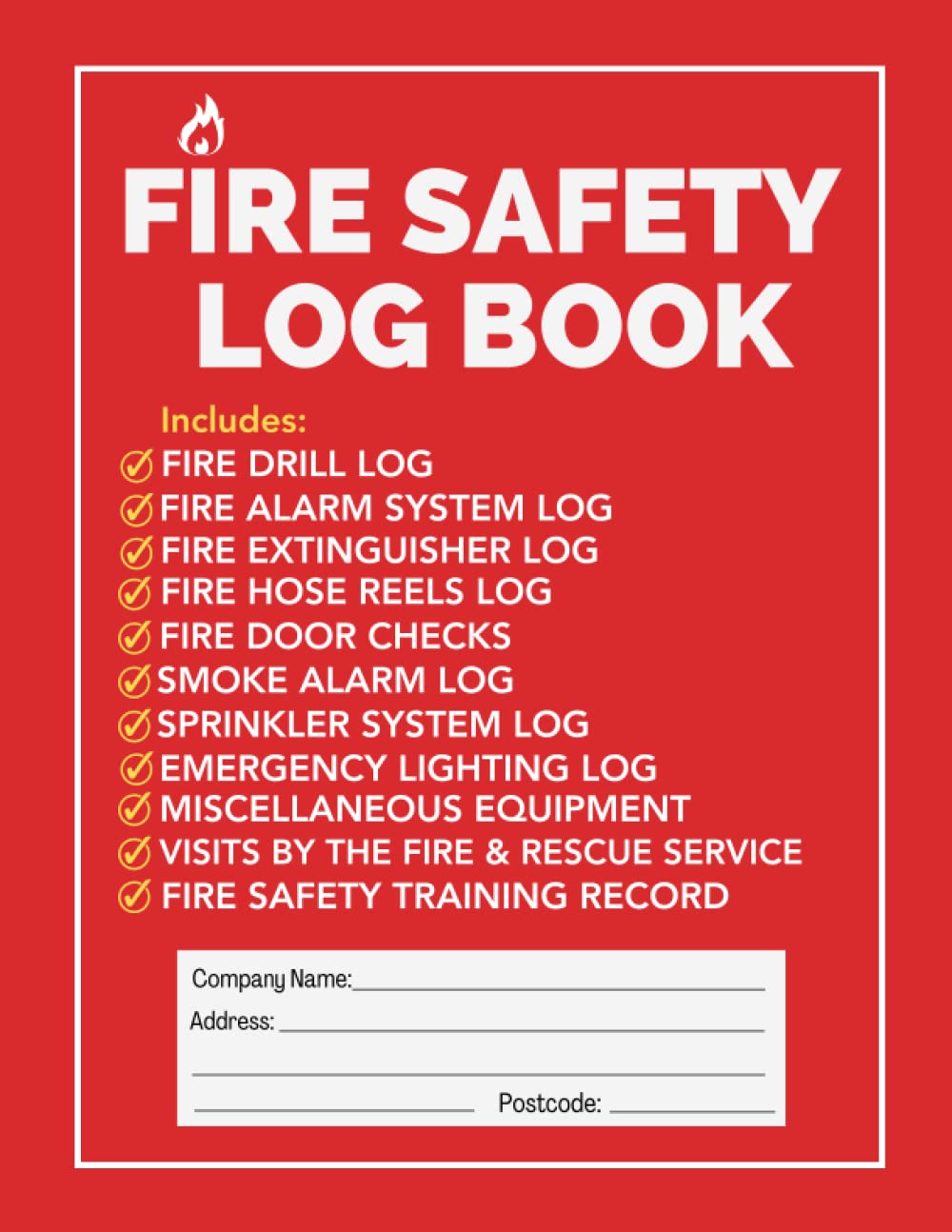 Mua Fire Safety Log Book: Fire Inspection and Testing Log Includes Fire ...