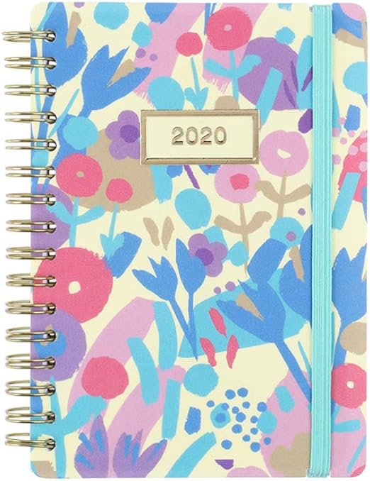 Paperchase A6 Cream Floral Week to View 2020 Diary: Amazon.co.uk ...