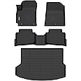 Amazon.com: GINOWY- Floor Mats & Cargo Liner for Kia Seltos 2020-2023, TPE All Weather ...