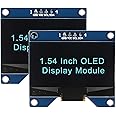 Amazon.com: MELIFE 2pcs 1.54 Inch OLED I2C IIC Display Module, 128x64 ...