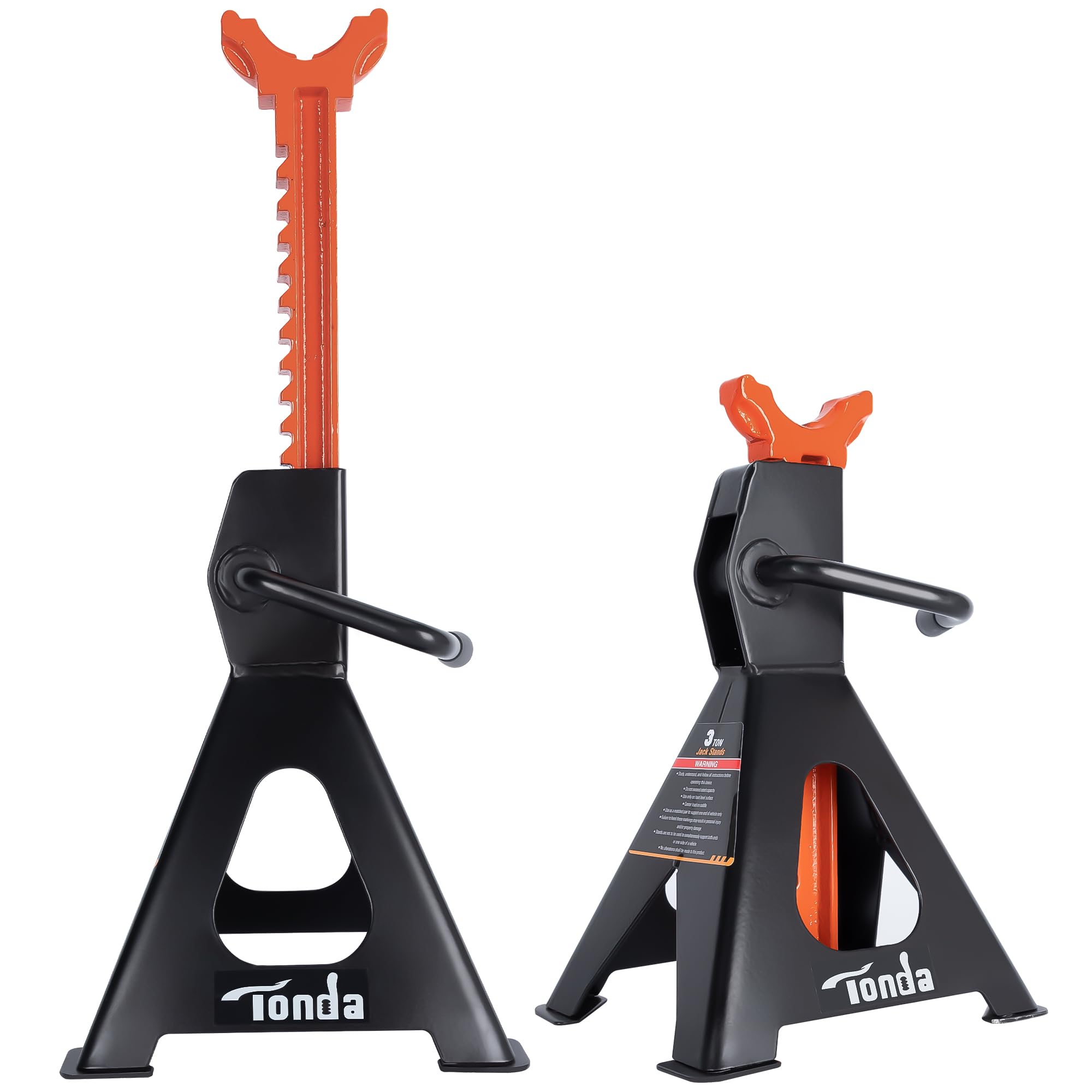 TONDA Jack Stands 3 Ton, Extra Tall Heavy Duty Car Jack Stand, 13.39-21 ...