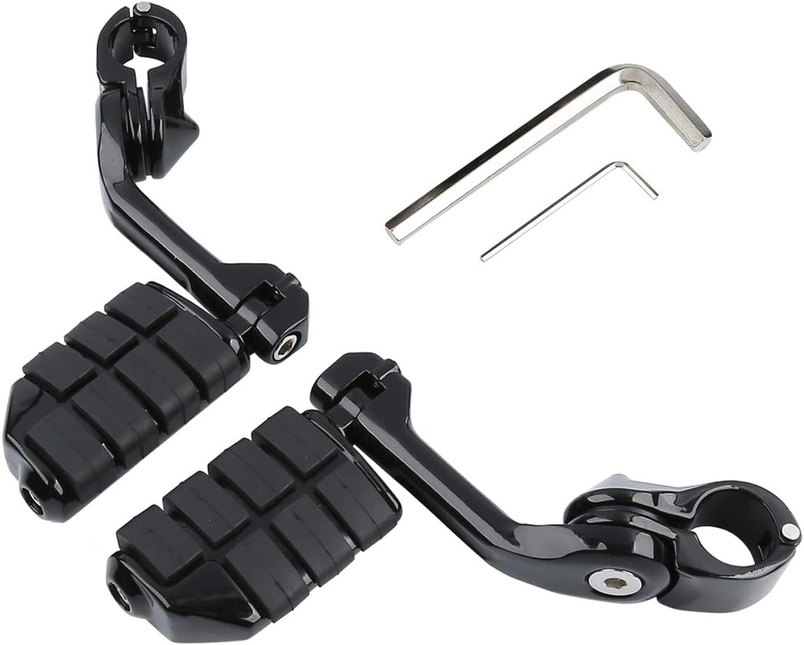 Amazon.com: XMT-MOTO Long Angled Adjustable Highway FootPegs Kit fits ...