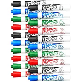 Amazon.com : EXPO Scented Dry Erase Markers, Chisel Tip, Assorted ...