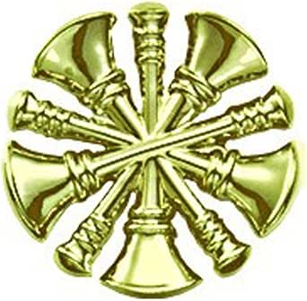 Amazon.com: First Class Fire Department Bugle Chief Rank Collar Lapel ...