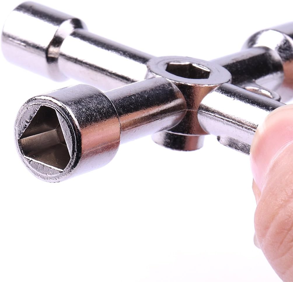 ATOPLEE 4-Way Multi-Functional Utilities Key, Stainless Steel Triangle ...