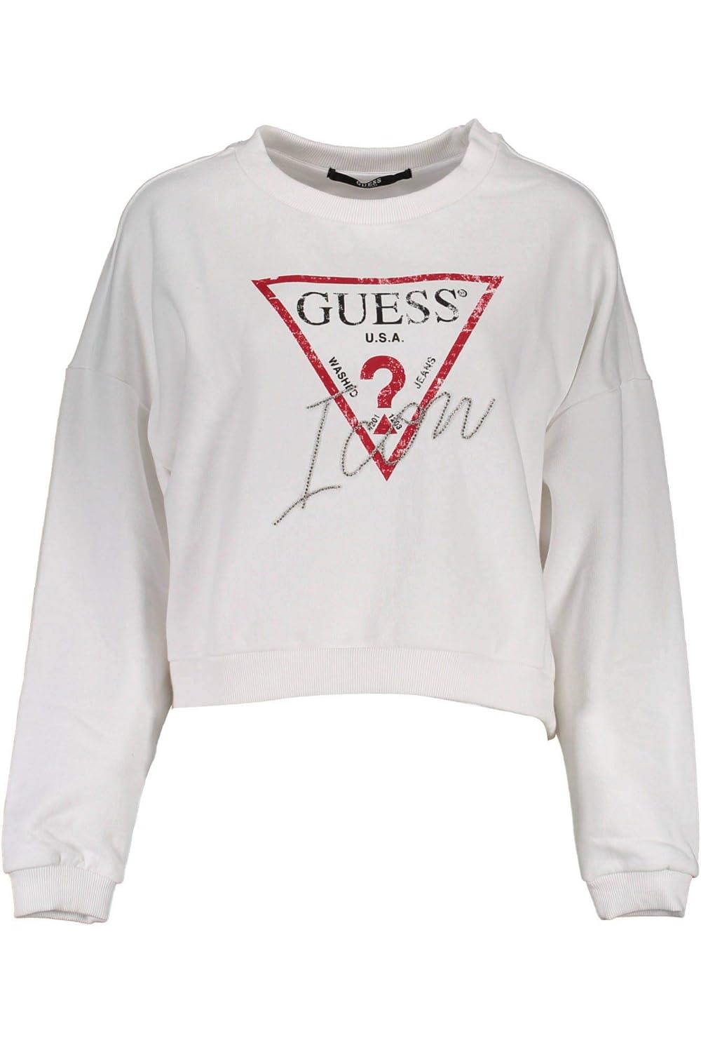 Buy Guess Women's Regular T-Shirt (W91Q03K68I0_TWHT S) at Amazon.in