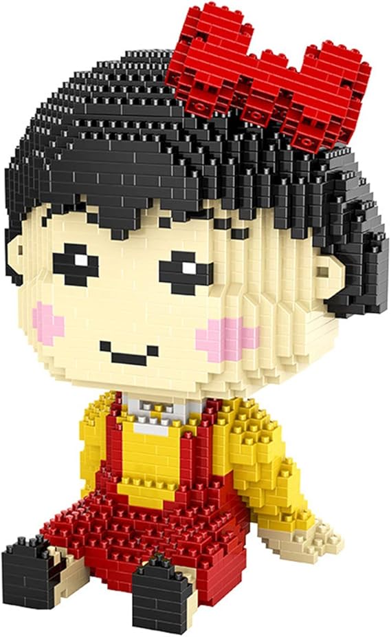 Micro Bricks Chibi Maruko Model Building Set, DIY Mini Blocks Nano ...