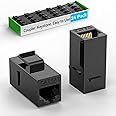 Amazon.com: Sokqovt CAT6A RJ45 Keystone Coupler (24 Pack), Cat6 ...