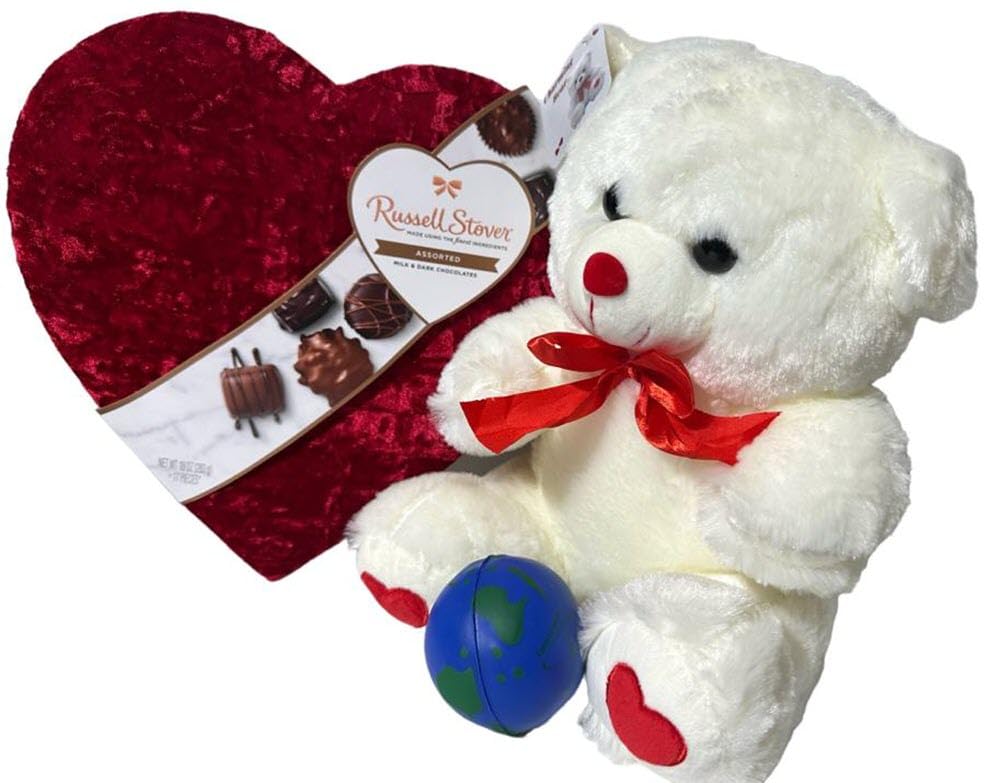 Mua Valentine's Day Chocolate Assortment Gift Box | 11" Teddy Bear ...