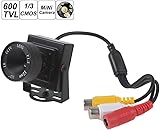 ePathChina® 12mm Focus Lens 600TVL 1/3 Inch CMOS HD Sensor DC 12V Mini ...