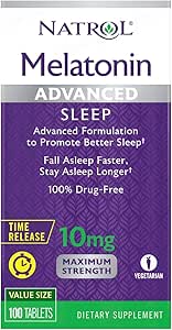 Amazon.com: Natrol Melatonin Advanced Sleep Tablets with Vitamin B6 ...