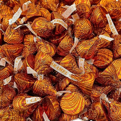 Hersheys Kisses Milk Chocolate Filled with Caramel Candy - Individually ...