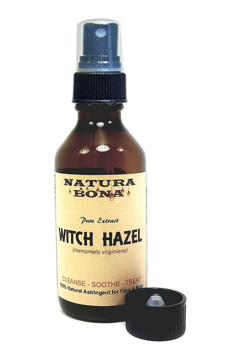 Amazon.com : Witch Hazel Spray Extract; by Natura Bona; 2 Ounce Amber ...